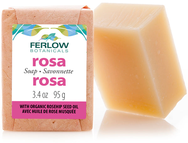 Rosa Soap 95g (3.6oz) Ferlow Botanicals